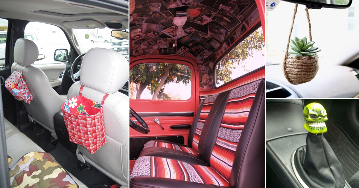 15 DIY Car Interior Decoration Ideas - Hello Lidy