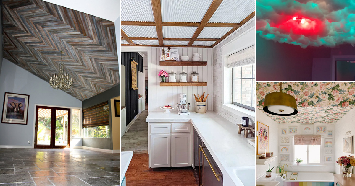 12 Stunning DIY Decorative Ceiling Ideas - Hello Lidy