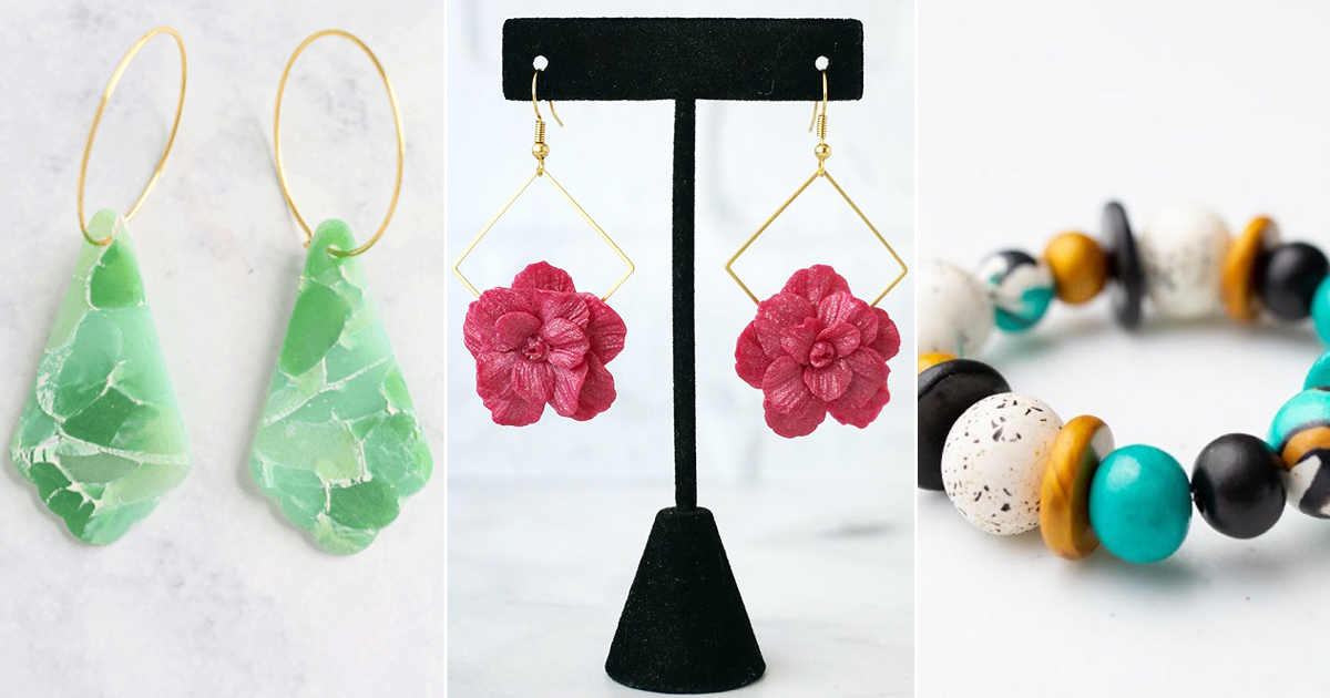 10 DIY Polymer Clay Jewelry Ideas - Hello Lidy