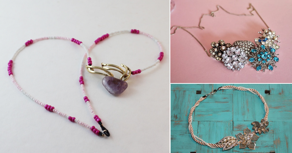 8 Creative Ways to Transform Brooch into a Necklace - Hello Lidy