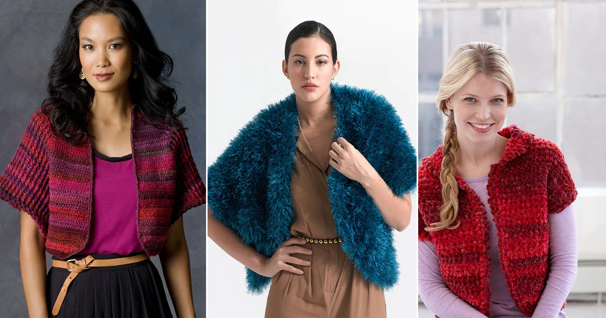 13 Crochet Bolero Free Patterns - Hello Lidy