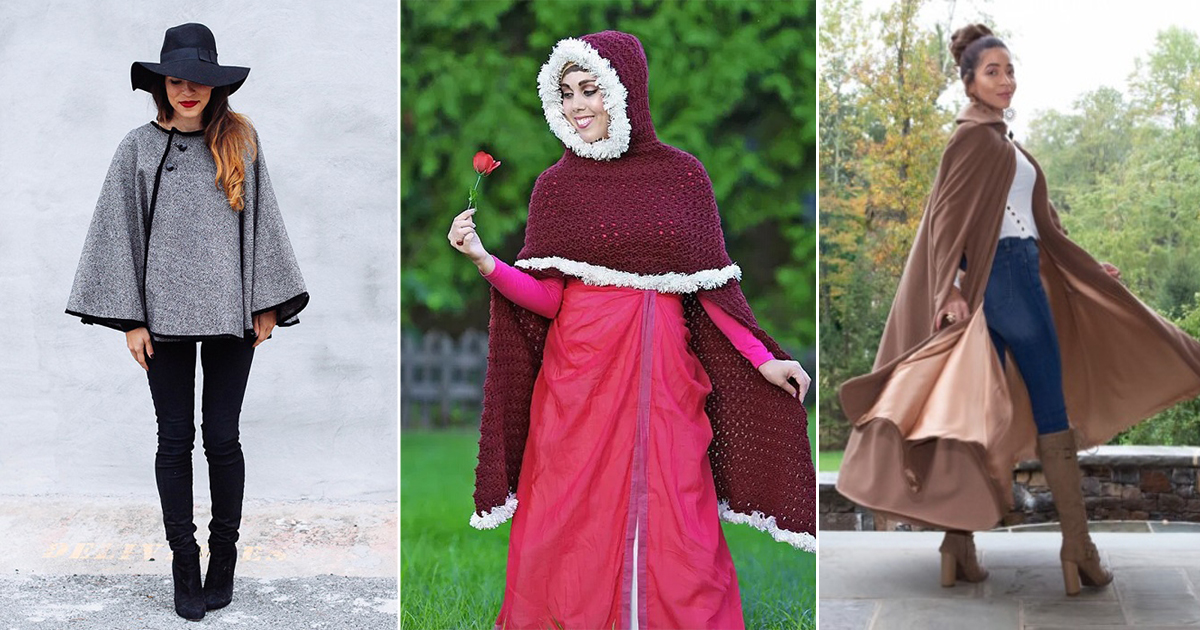 10 DIY Stylish Cape Ideas - Hello Lidy