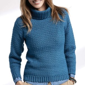 9 Crochet Turtleneck Sweater Free Patterns - Hello Lidy