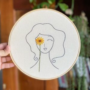 10 Face Embroidery Art Free Patterns - Hello Lidy