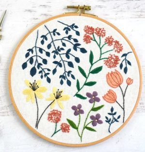 9 Nature-Inspired Free Embroidery Patterns - Hello Lidy