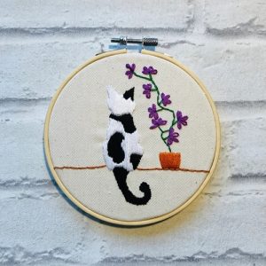 10 Cat Embroidery Free Patterns - Hello Lidy