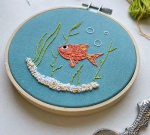 10 Fish Embroidery Free Patterns - Hello Lidy
