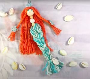 6 Macrame Mermaid Dolls Wall Hanging Free Patterns - Hello Lidy