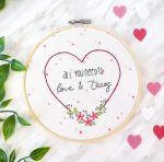 10 Valentine's Day Embroidery Free Patterns - Hello Lidy