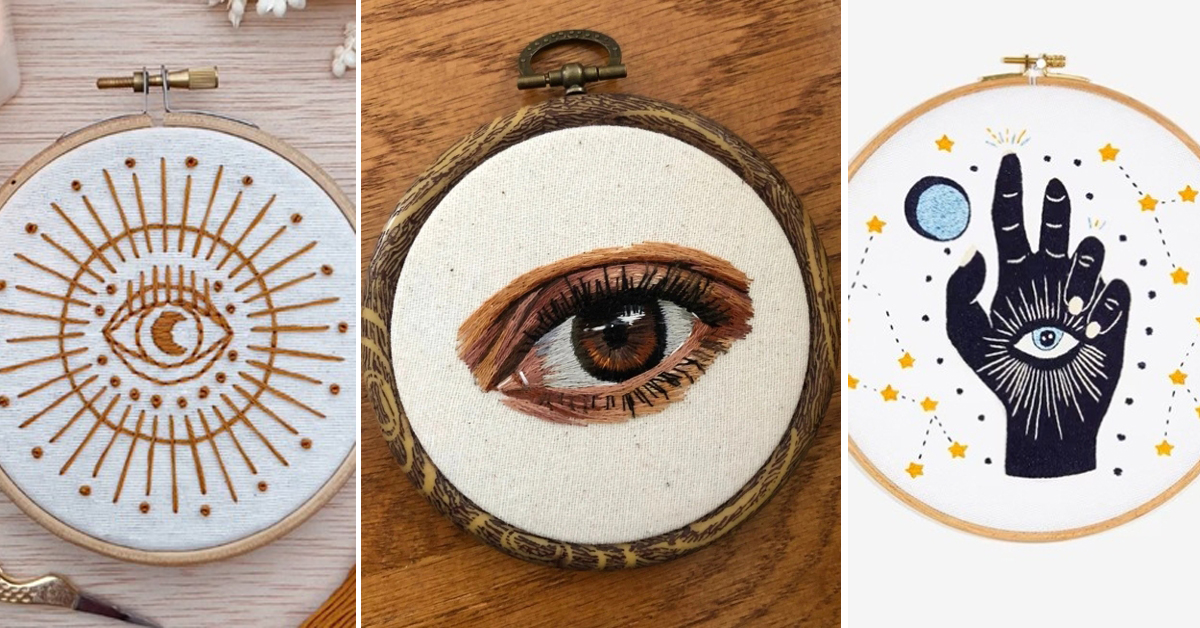 9 Eye Embroidery Free Patterns - Hello Lidy