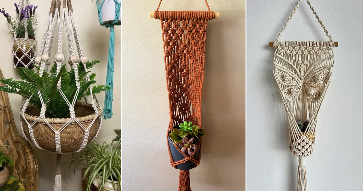 14 Macrame Plant Hanger Free Patterns - Hello Lidy