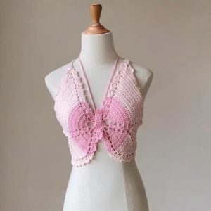 8 Crochet Butterfly Top Free Patterns - Hello Lidy