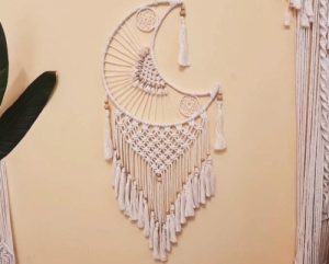 8 Macrame Moon Wall Hanging Free Patterns - Hello Lidy