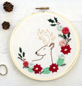 8 Deer Embroidery Free Patterns - Hello Lidy