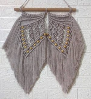 8 Macrame Angel Wings Wall Hanging Free Patterns - Hello Lidy