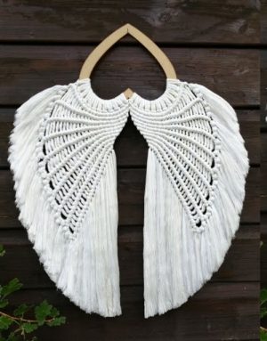 8 Macrame Angel Wings Wall Hanging Free Patterns - Hello Lidy