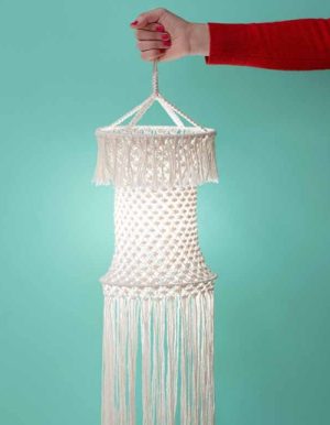10 Macrame Lampshade Free Patterns - Hello Lidy