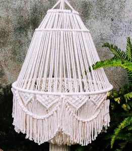 10 Macrame Lampshade Free Patterns - Hello Lidy