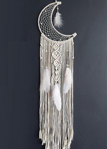8 Macrame Moon Wall Hanging Free Patterns - Hello Lidy
