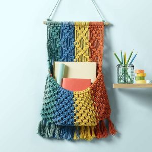 7 Macrame Wall Pocket Free Patterns - Hello Lidy