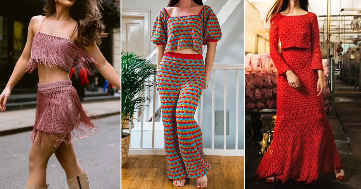 11 Crochet Two Piece Dress Free Patterns - Hello Lidy