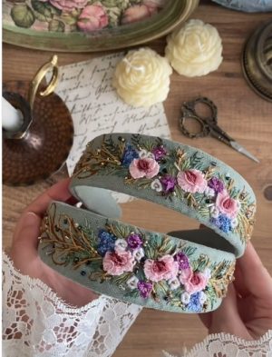 5 Hair Band Embroidery Free Patterns - Hello Lidy