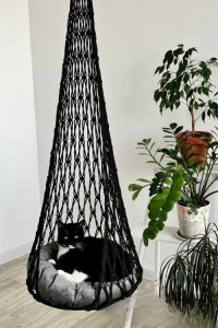 6 Macrame Cat Hammock Free Patterns - Hello Lidy