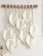 8 Macrame Leaf Wall Hanging Free Patterns - Hello Lidy