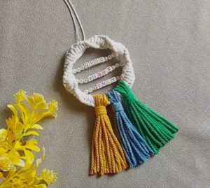 9 Macrame Car Charm Free Patterns - Hello Lidy