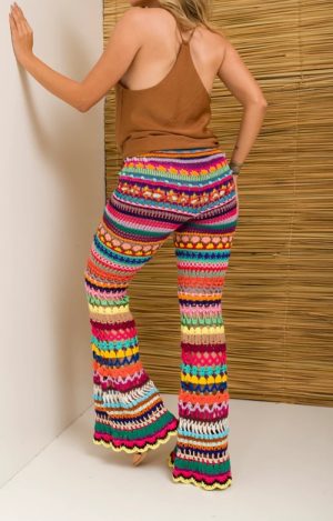 6 Crochet Ladies Flare Pants Free Patterns - Hello Lidy
