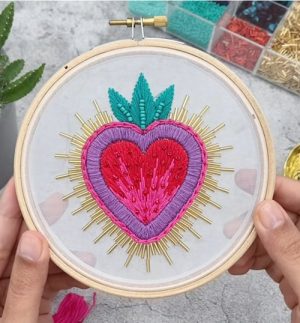 14 Heart Embroidery Free Patterns - Hello Lidy