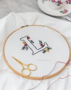 10 Letter Hand Embroidery Free Patterns - Hello Lidy