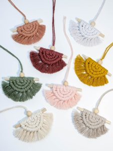 9 Macrame Car Charm Free Patterns - Hello Lidy