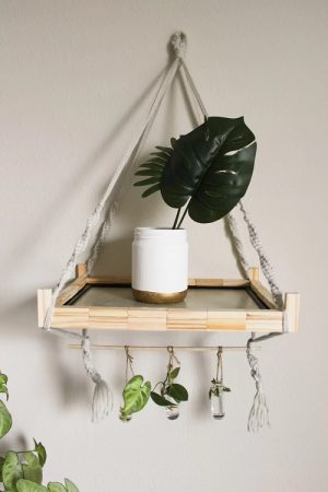 9 Macrame Shelf Plant Hanger Free Patterns - Hello Lidy