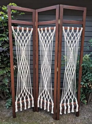 6 Macrame Room Dividers Free Patterns - Hello Lidy