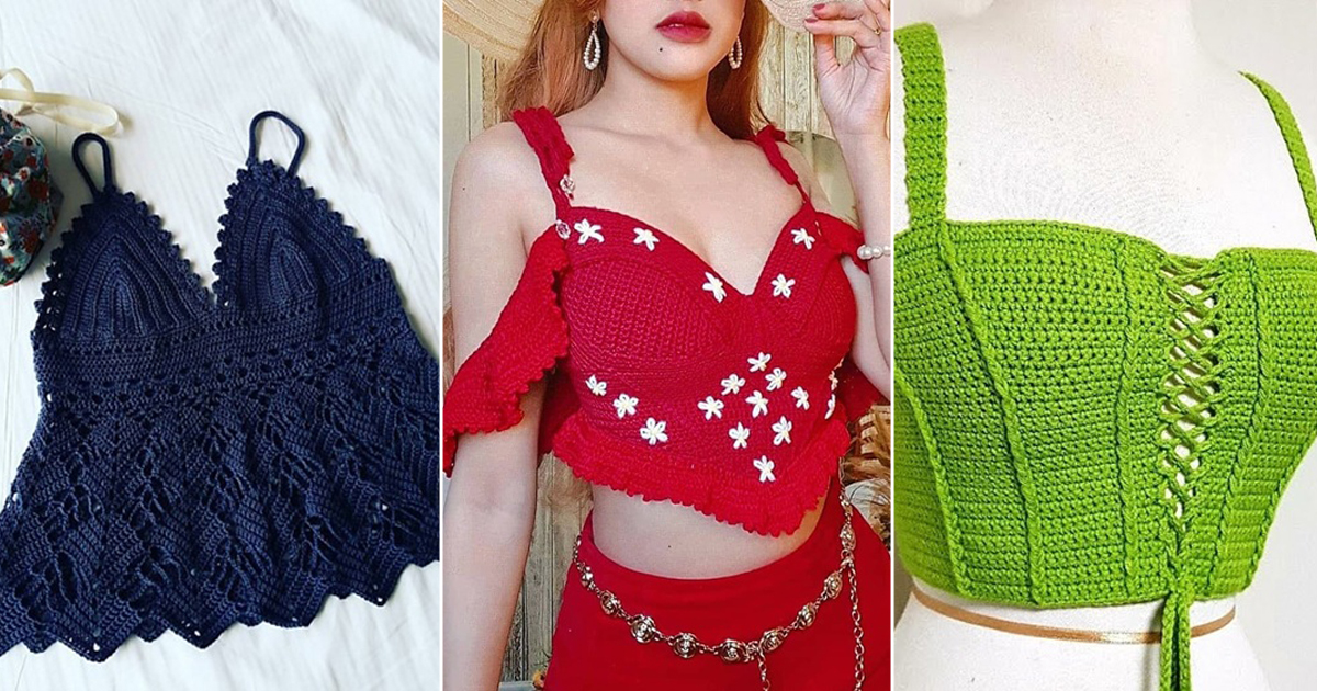 9 Crochet Bustier Top Free Patterns - Hello Lidy