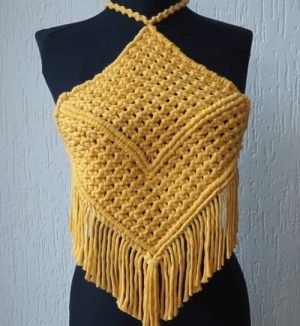 10 Macrame Crop Top Free Patterns - Hello Lidy