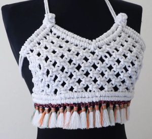 10 Macrame Crop Top Free Patterns - Hello Lidy