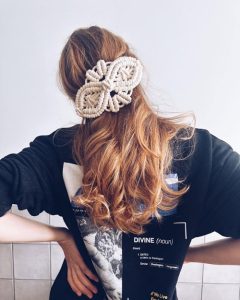 8 Macrame Hair Accessories Free Patterns - Hello Lidy