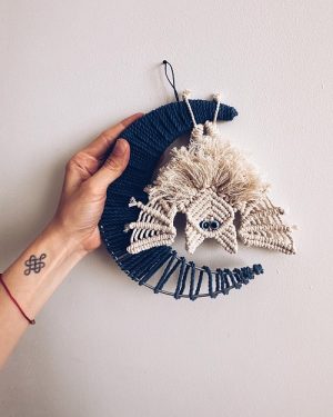 7 Macrame Bat Wall Hanging Free Patterns - Hello Lidy