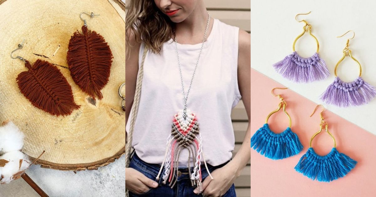 9 Macrame Jewelry Free Patterns - Hello Lidy