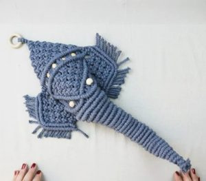 9 Macrame Elephant Wall Hanging Free Patterns - Hello Lidy