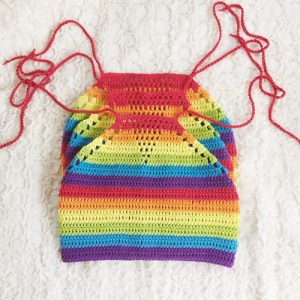 12 Crochet Rainbow Top Free Patterns - Hello Lidy