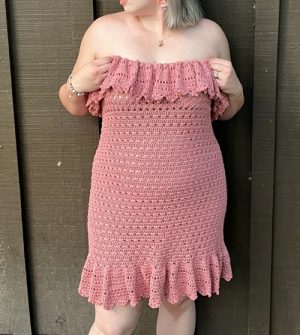 8 Crochet Mini Ruffle Dress Free Patterns - Hello Lidy