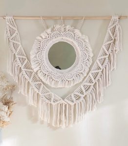 9 Macrame Mirror Wall Hanging Free Patterns - Hello Lidy