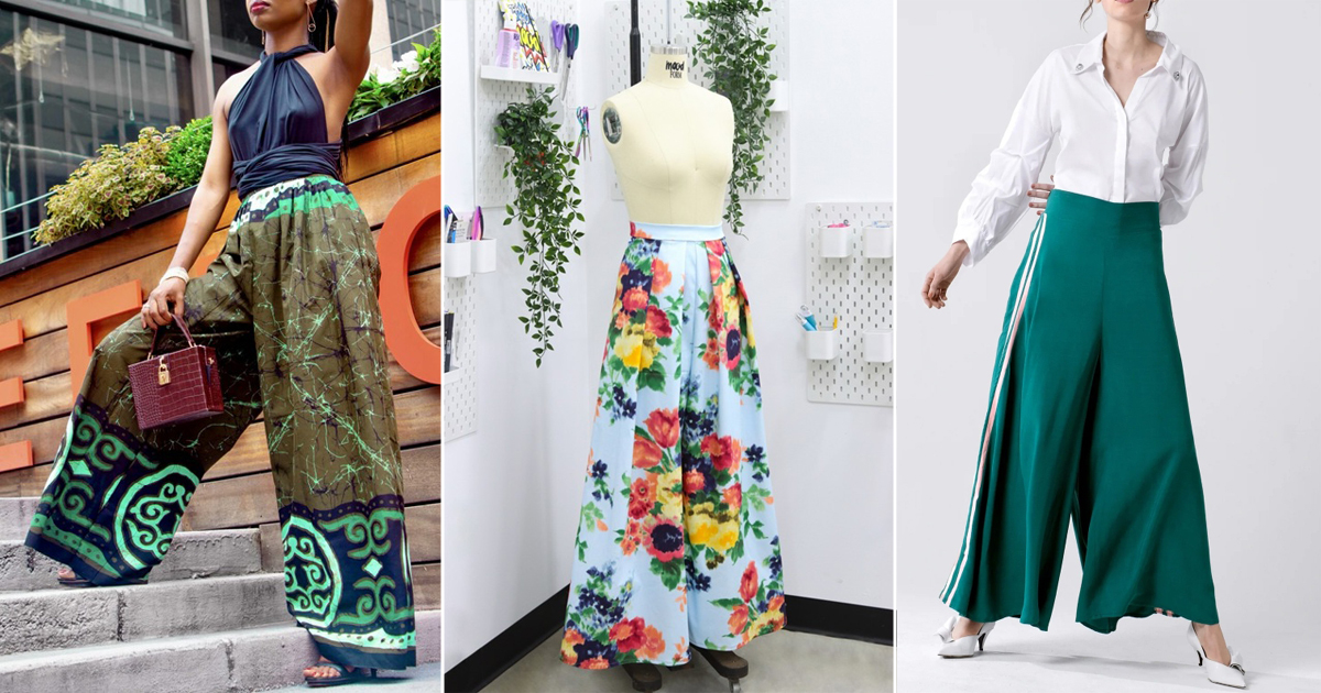 11 Palazzo Pants Free Sewing Patterns - Hello Lidy