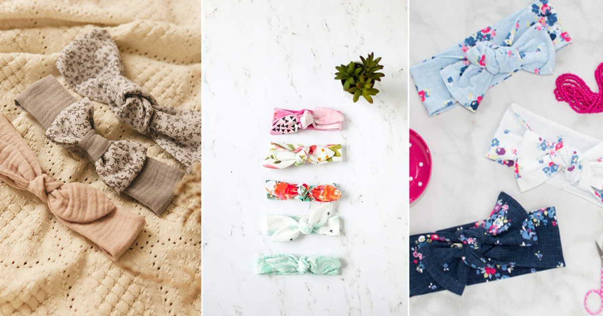 11 Baby Headband Free Sewing Patterns - Hello Lidy
