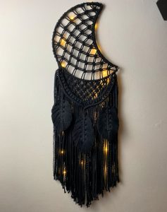 8 Macrame Moon Dreamcatcher Free Patterns - Hello Lidy