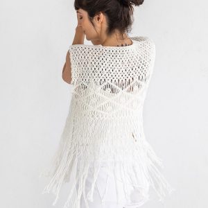 10 Macrame Summer Vest Free Patterns - Hello Lidy