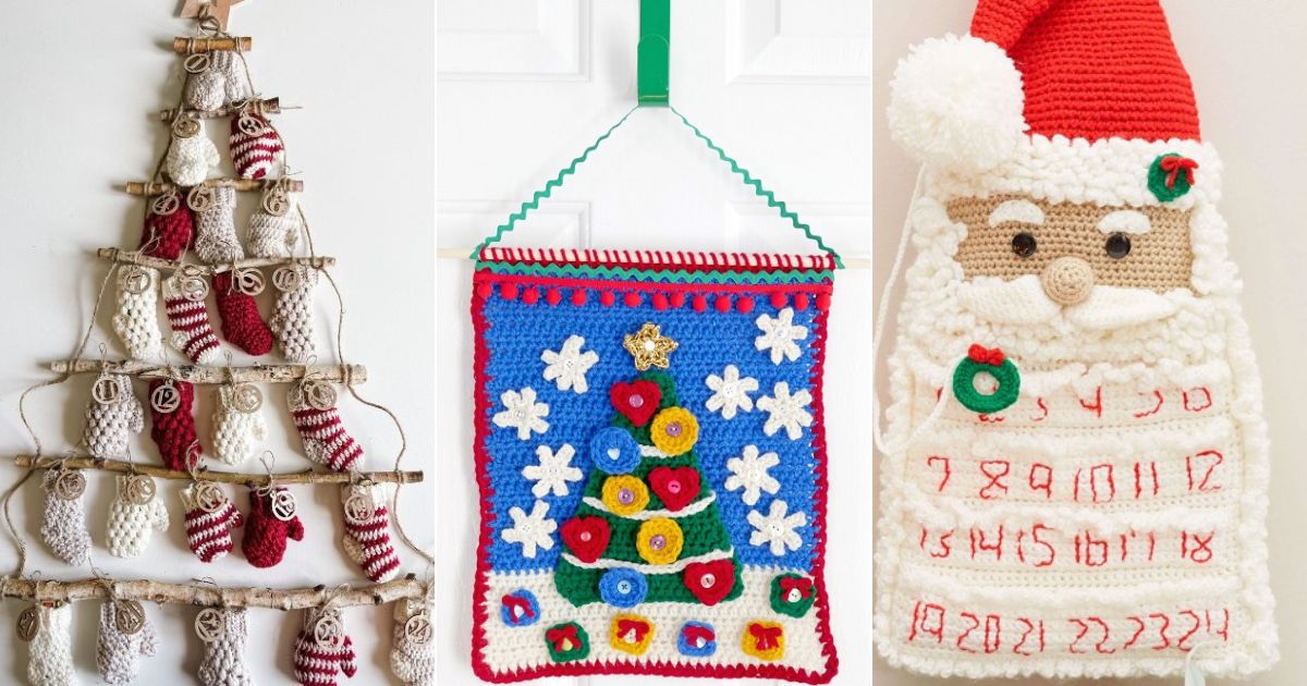 11 Crochet Christmas Advent Calendar Free Patterns - Hello Lidy